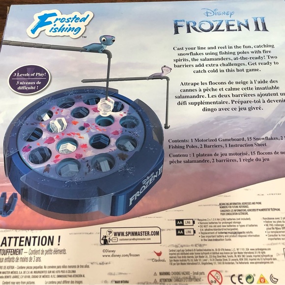Disney | Toys | Disney Frozen 2 Frosted Fishing Game 3 Levels Of Play ...